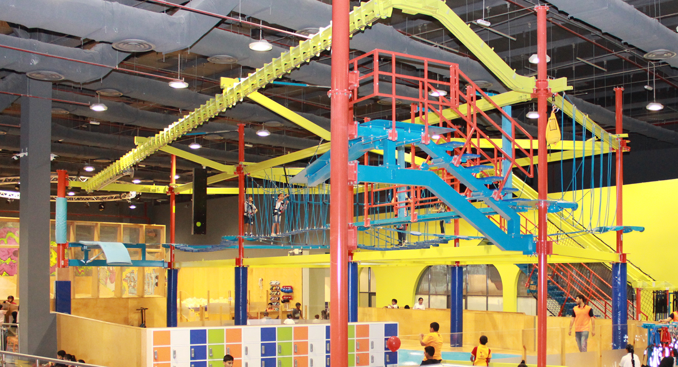 Kuwait's first indoor Sky Trail® at TRAMPO sports facility - RCI ...