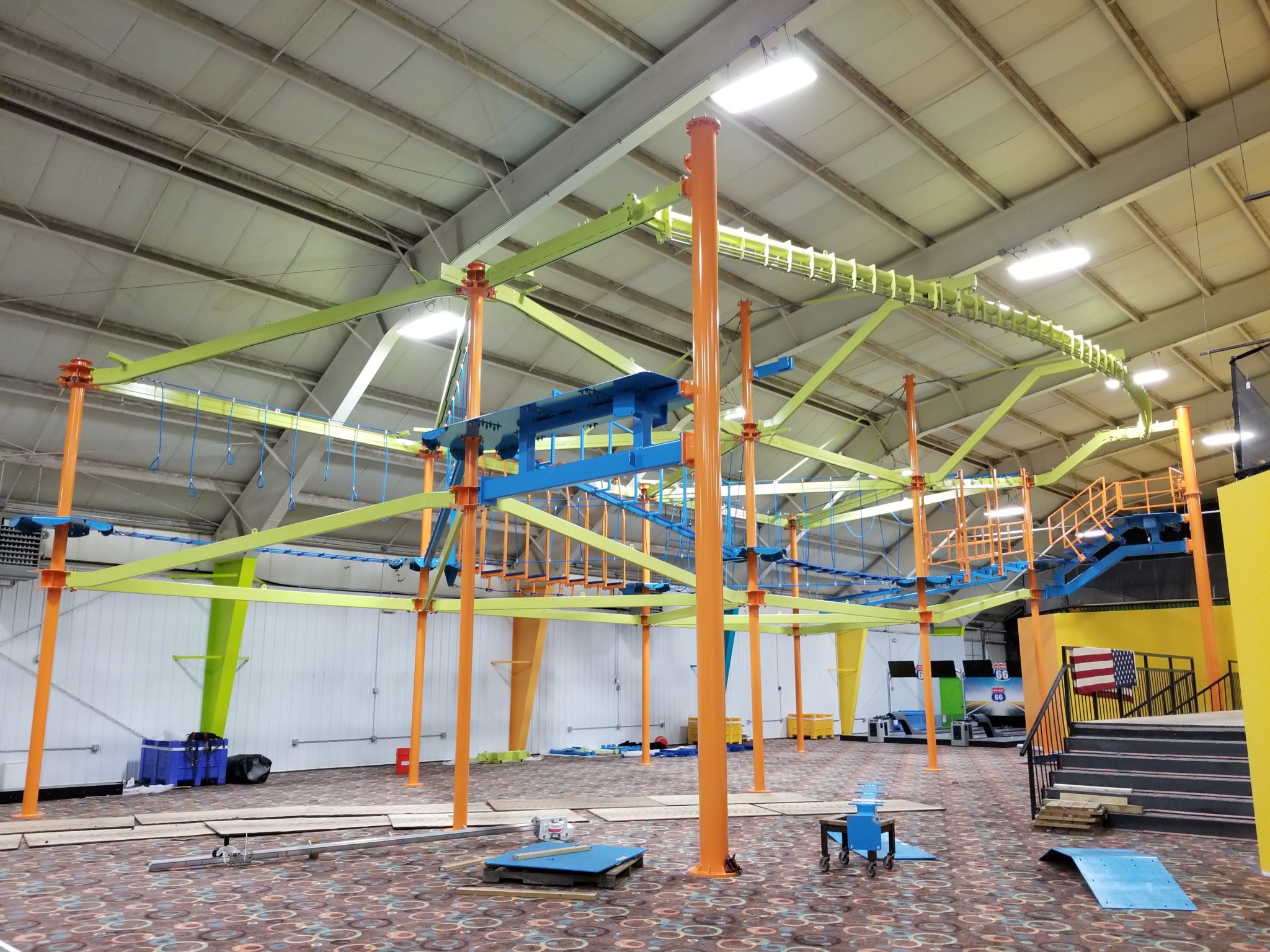 Hooplas Xtreme Family Fun takes shape with new Sky Trail® ropes course ...