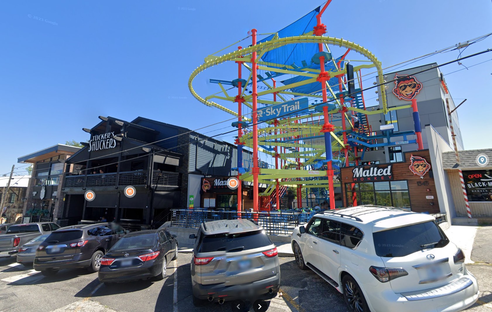 Ropes Course at Restaurants - RCI Adventure Products
