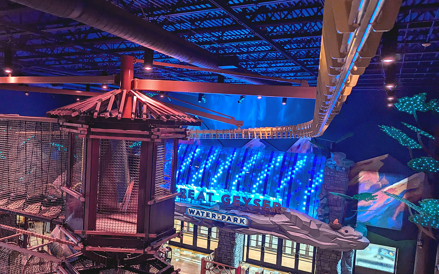 Indoor and outdoor zipline designs