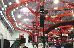 Indoor and outdoor zipline designs